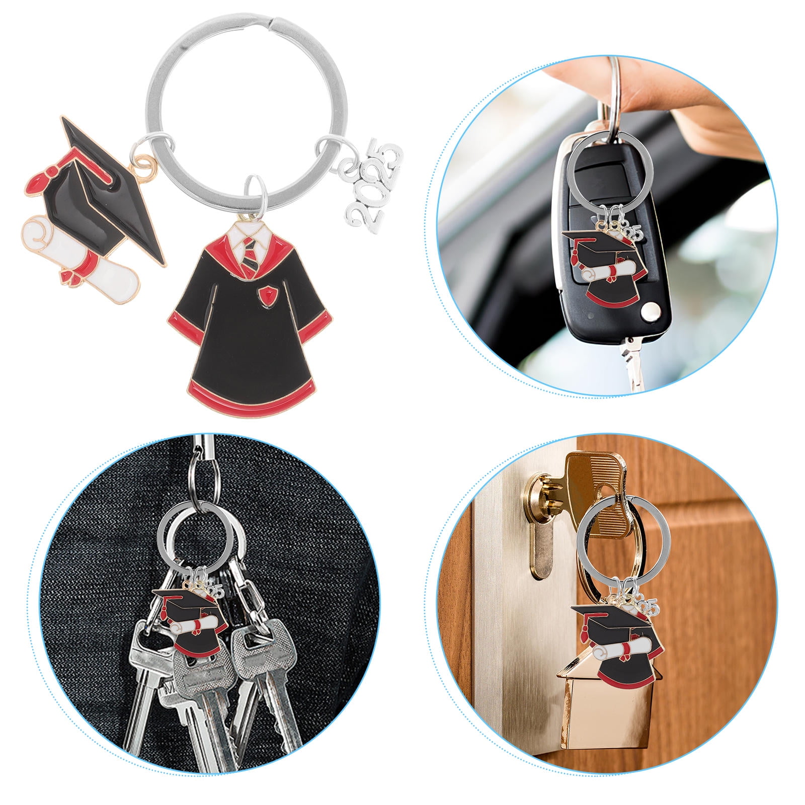 GOOHOCHY School Keychains Bulk Alloy Elegant Design High School ...