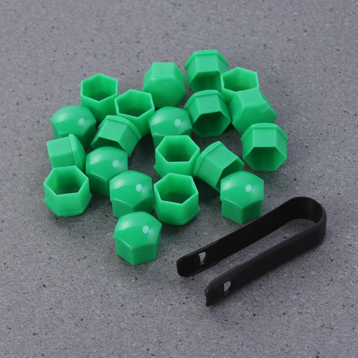 GOOHOCHY Green Plastic Wheel Nut Covers for Car Protect Bolt Heads from ...