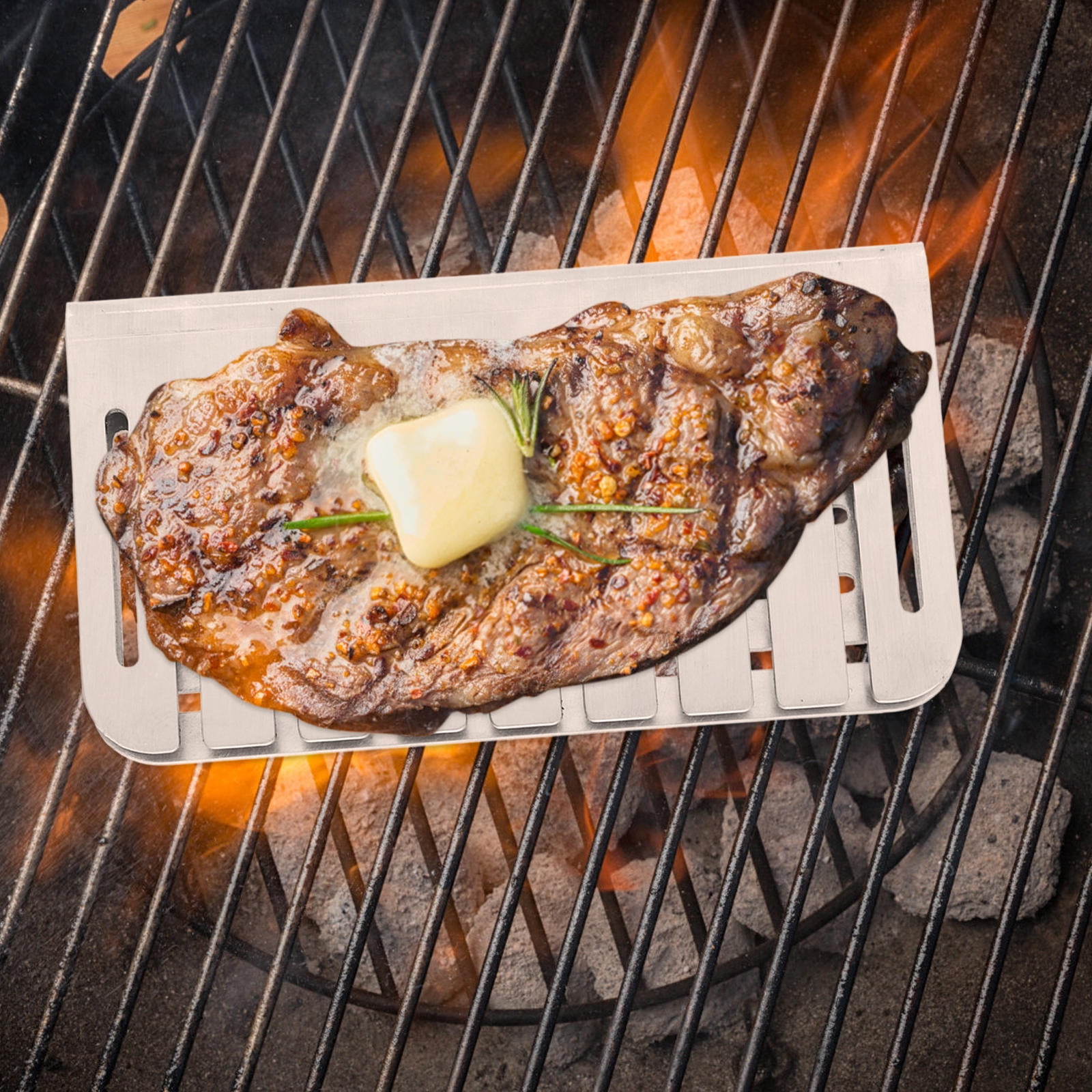 GOOHOCHY Grill Baffle BBQ Baffle Grill Flame Mesh Screen BBQ Mesh ...