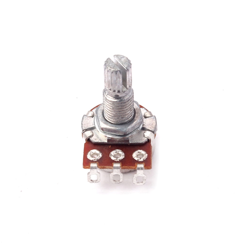 GOOHOCHY Guitar Accessory A250K Mini Long Knurled Split Shaft Curved ...