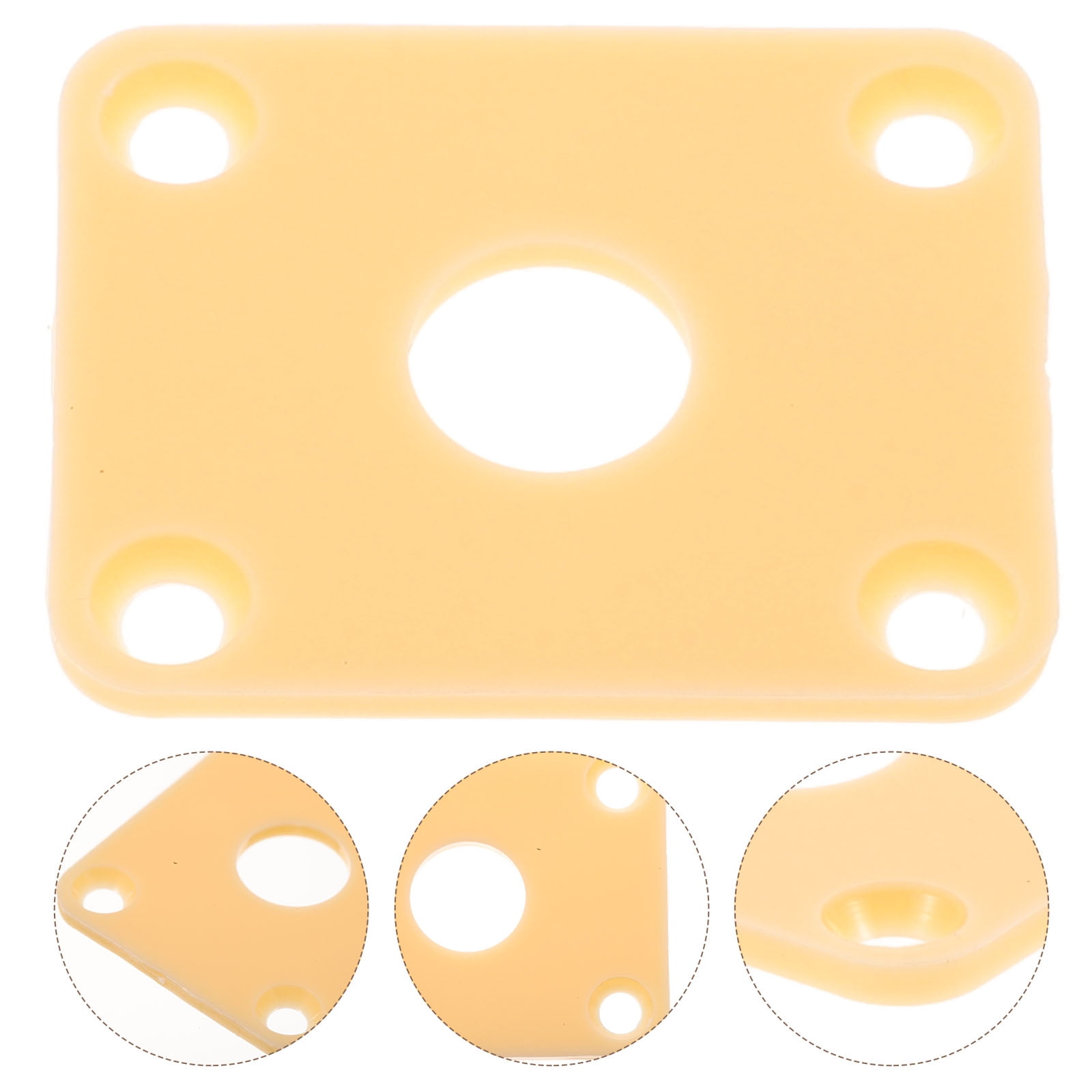 GOOHOCHY Guitar Jack Plate Square Jack Plate Electric Guitar Guitar ...
