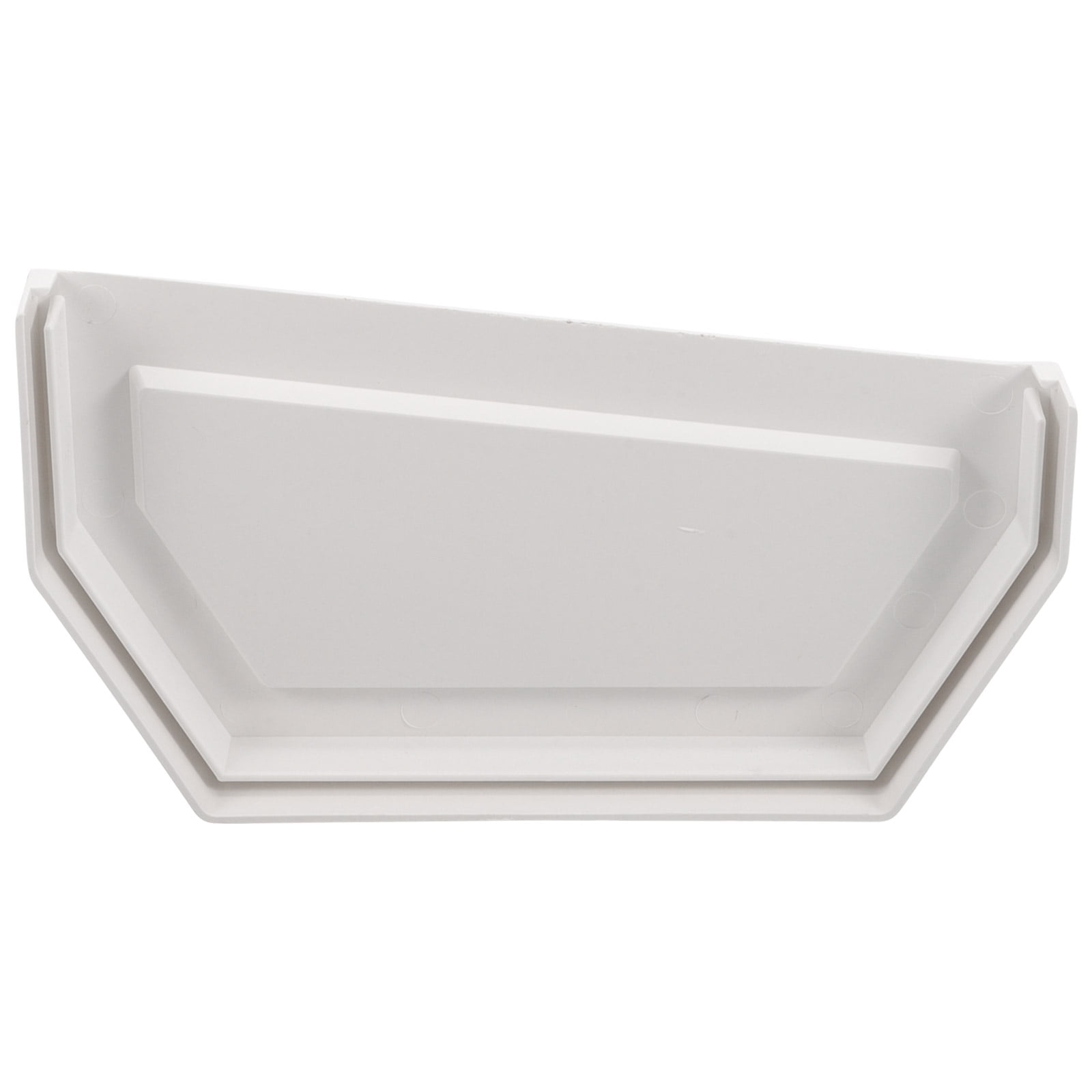 GOOHOCHY Gutter Downspout End Cap Gutter End Cover Rain Gutter ...