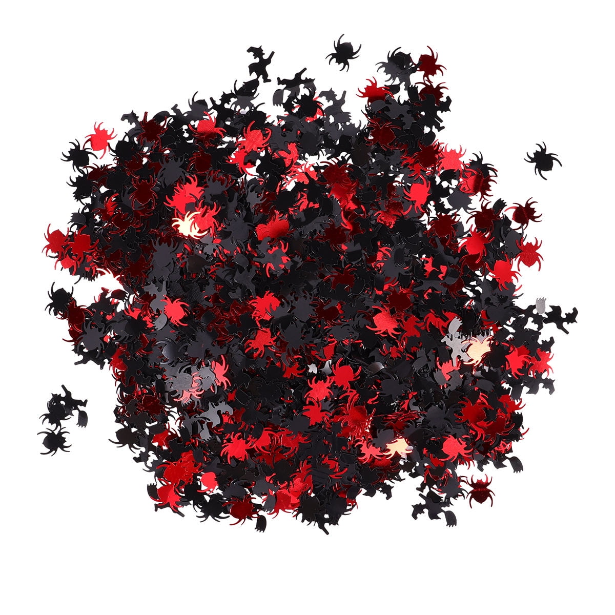 GOOHOCHY Halloween Party Confetti Black Plastic Spiders and Witches for ...