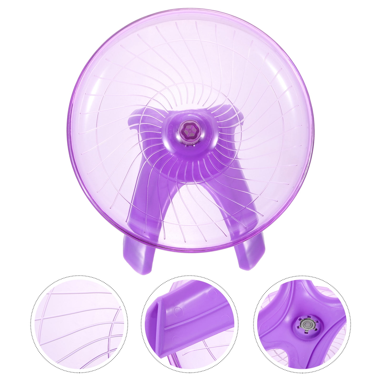 GOOHOCHY Hamster Wheel Saucer Silent Running Smooth Edge Mice - Walmart.com