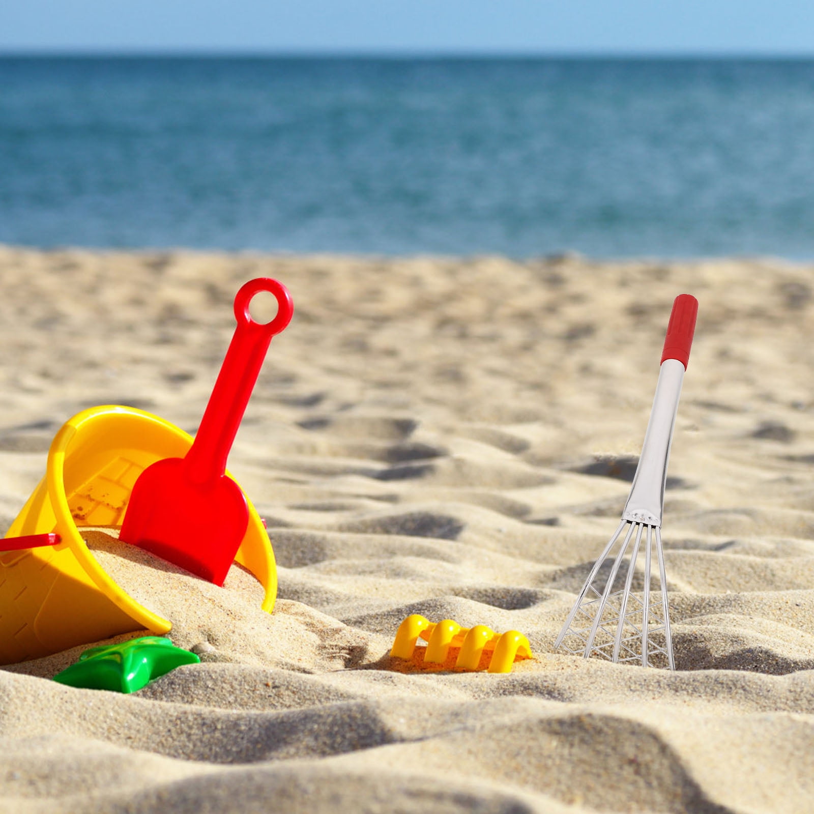 GOOHOCHY Handheld Rake Beach Clamming Rake Reusable Beach Claw Rake ...