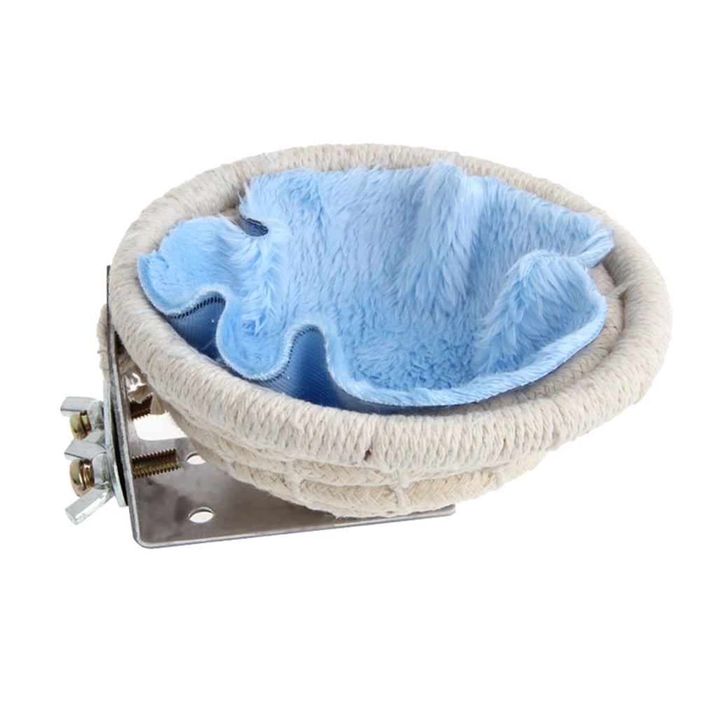 GOOHOCHY Handmade Cotton Weave Rope Nests Birds Breeding Hatching Nest ...