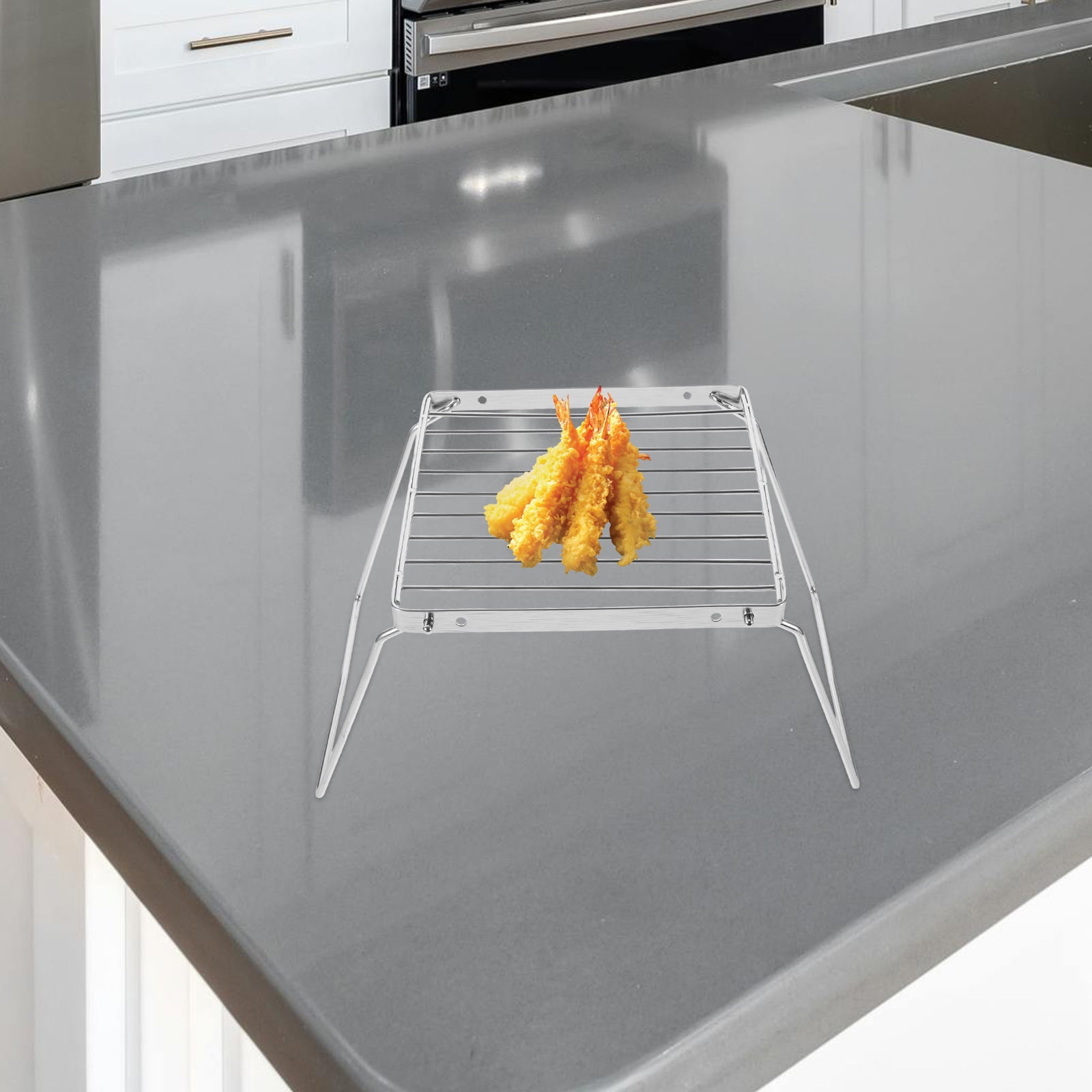 GOOHOCHY Heavy Duty Stainless Steel Barbecue Stand -Versatile Grill ...