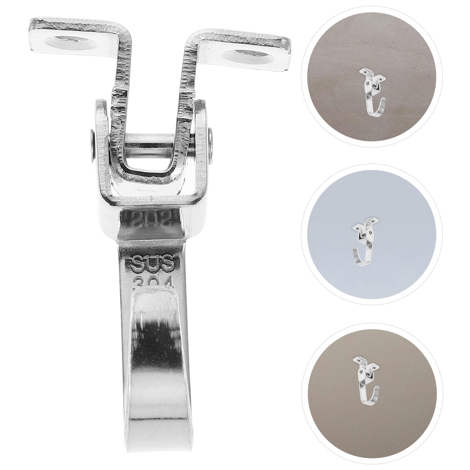 GOOHOCHY Heavy Duty Stainless Steel Ceiling Hook for Outdoor Ceiling ...