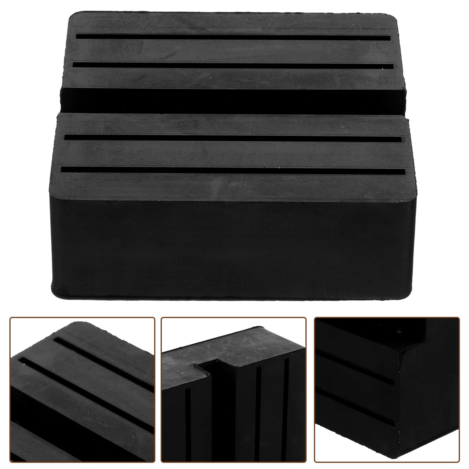 GOOHOCHY Heavy Jack Rubber Pad Scissor Lift Car Jack Pad Jack Pad ...