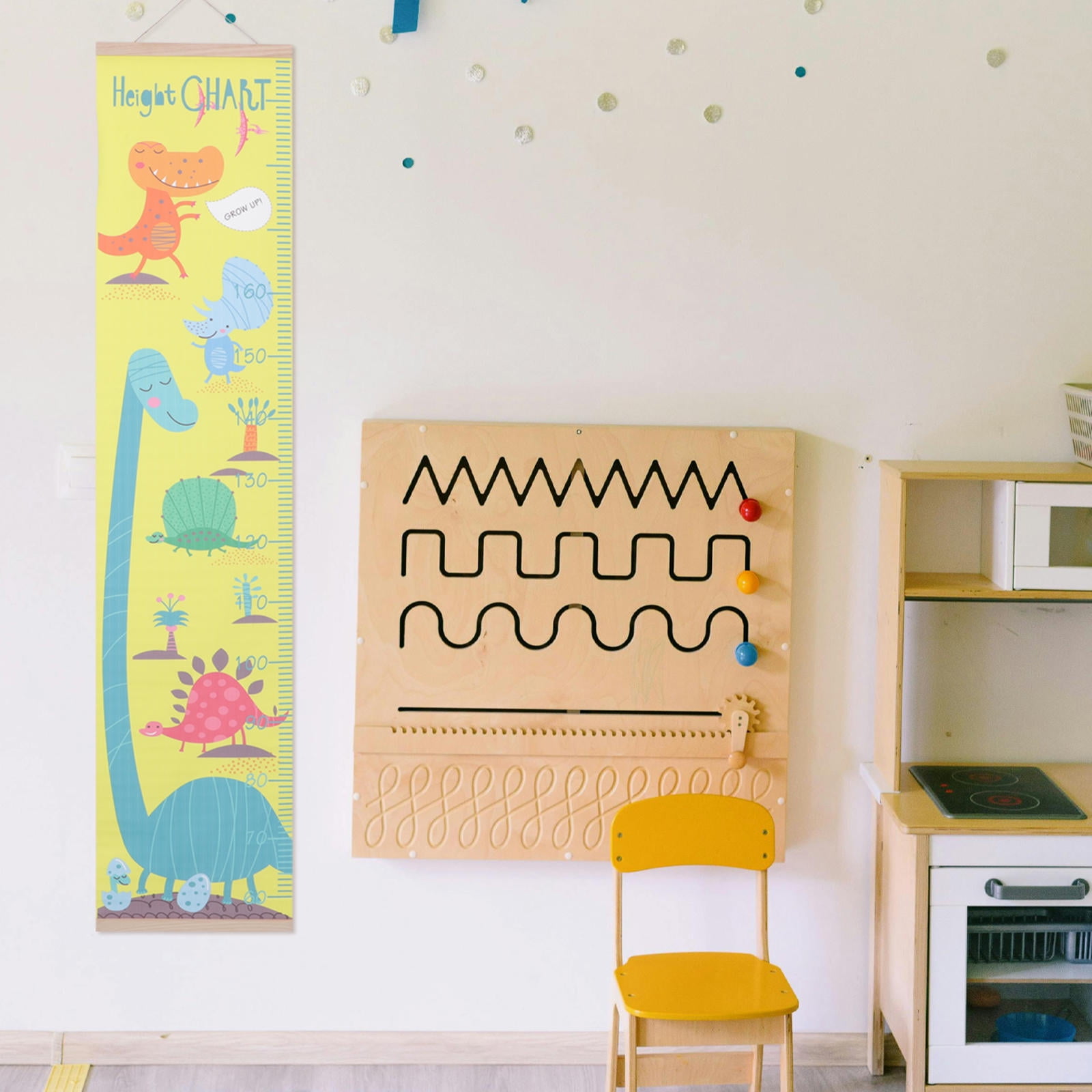 GOOHOCHY Height Ruler Measurement Removable Growth Chart Cartoons Child ...