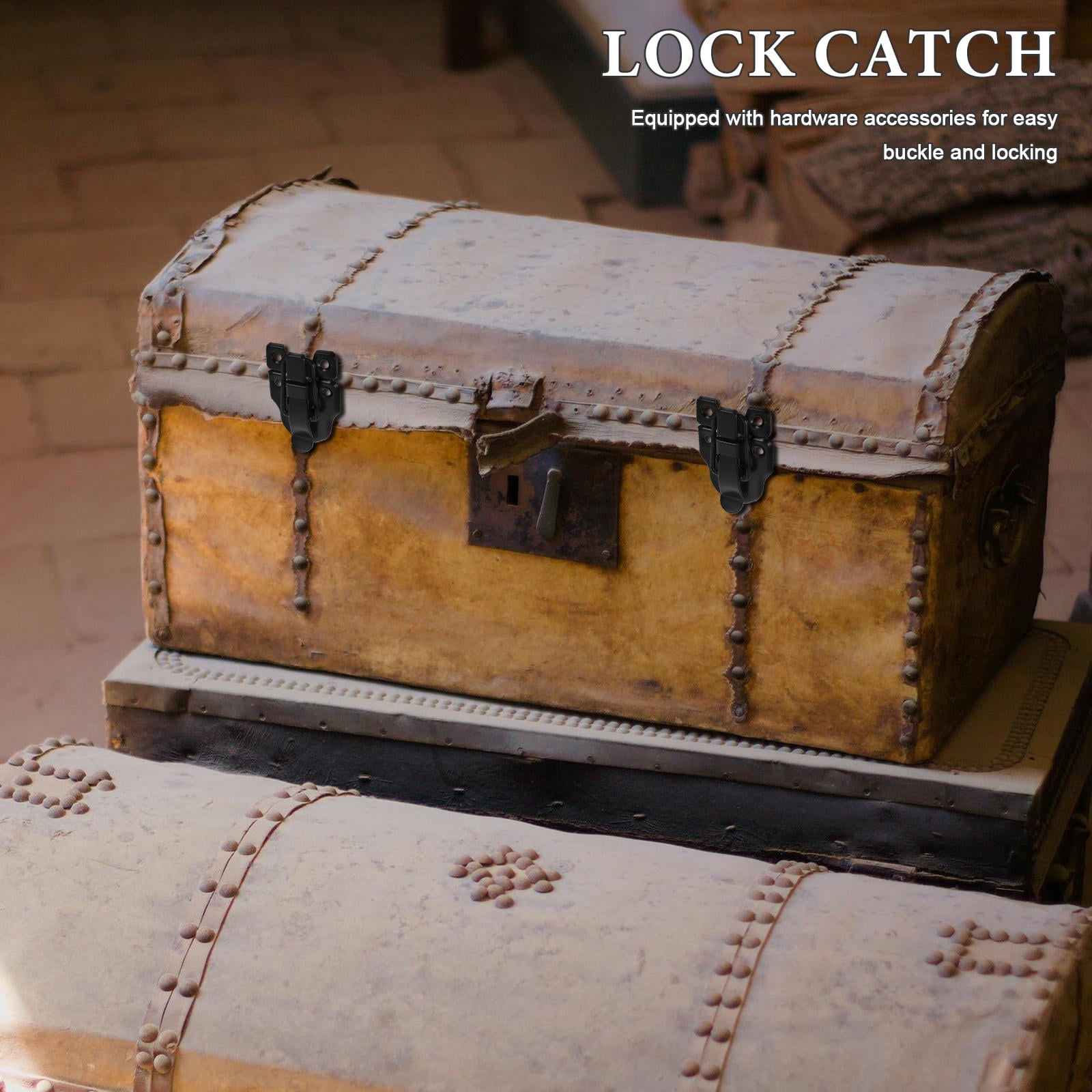 GOOHOCHY Hemoton Duckbilled Hasp Latch Chest Toggle Latches for Jewelry ...