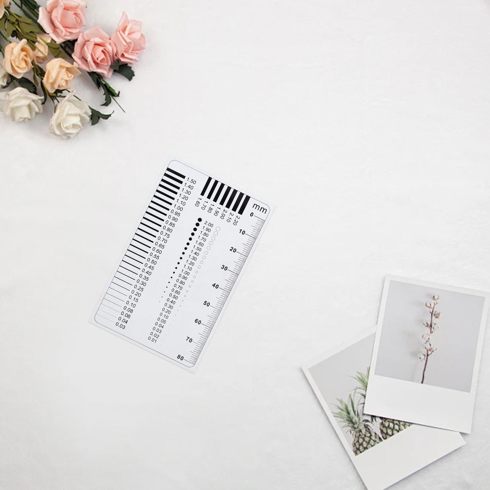 GOOHOCHY High Precision Measurement Ruler Scratch and Spot Detection ...