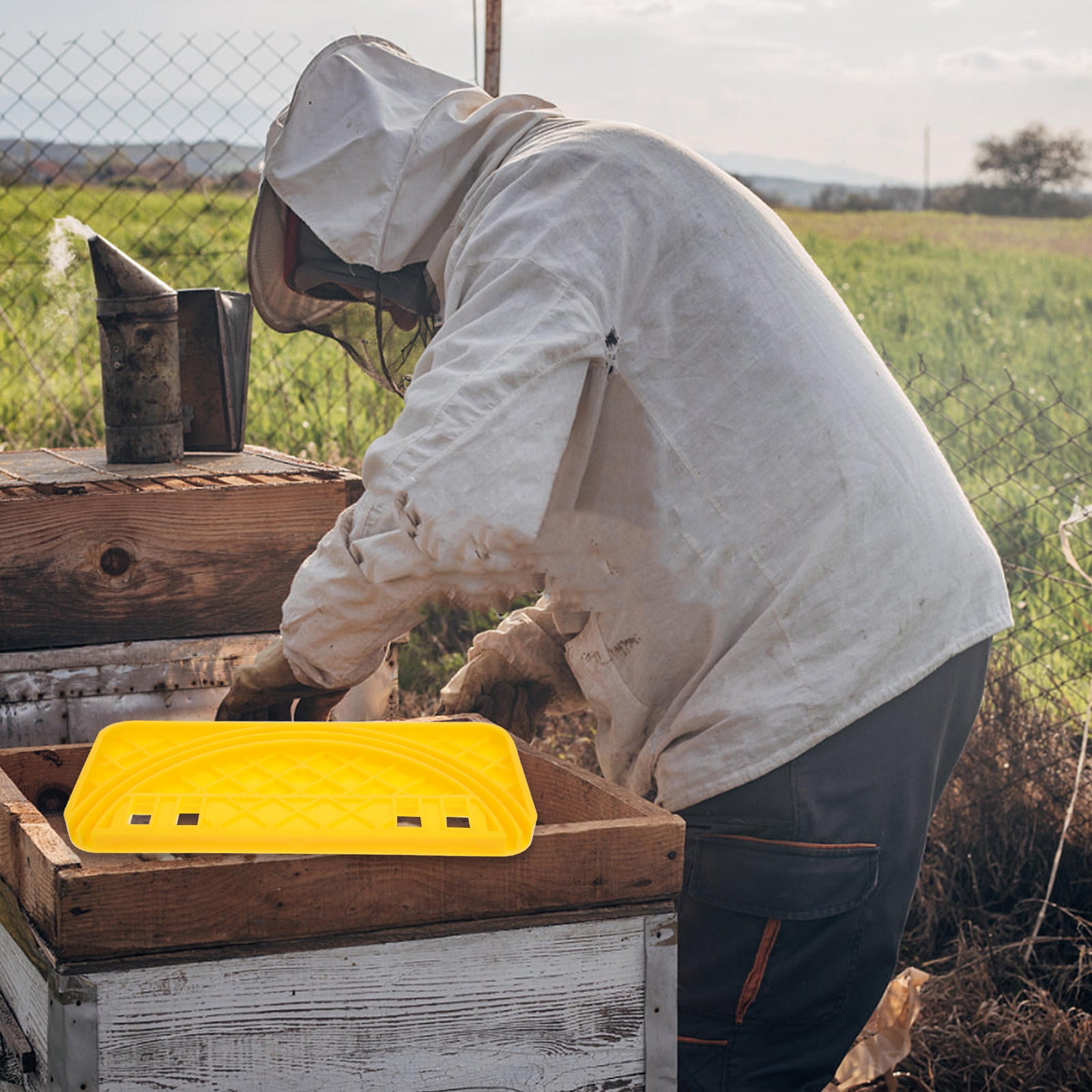 GOOHOCHY Honey Uncapping Tank Rack for Beekeeping Lightweight Durable ...