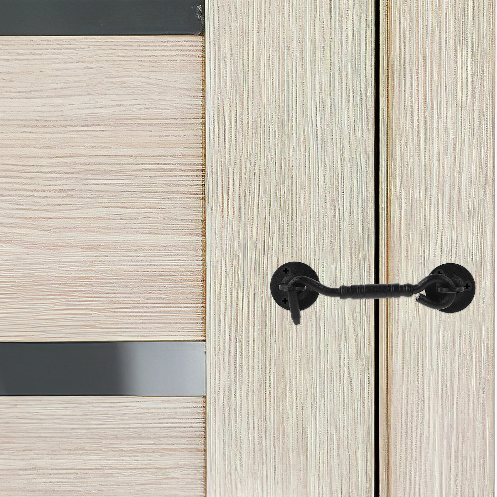 GOOHOCHY Hook And Eye Latch Heavy-Duty Metal Latch Household Window ...