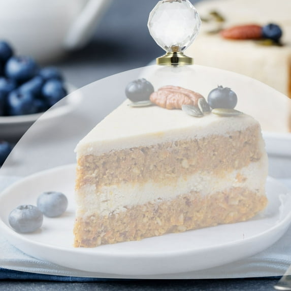 GOOHOCHY Household Food Cover Cake Tray Dessert Covers Holder with Lid ...