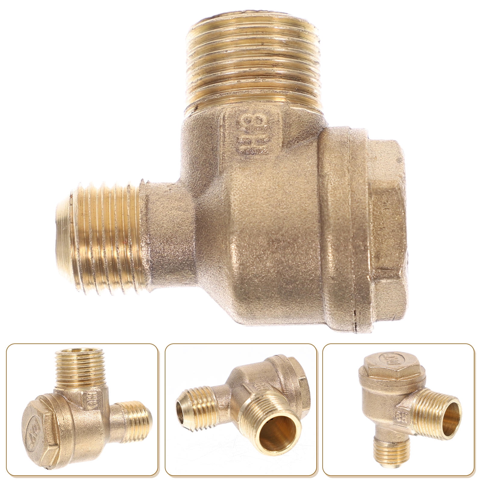 FUTUREORYY Brass Air Compressor Parts 1Pack 1.6x1.5x1.4in - Walmart.com