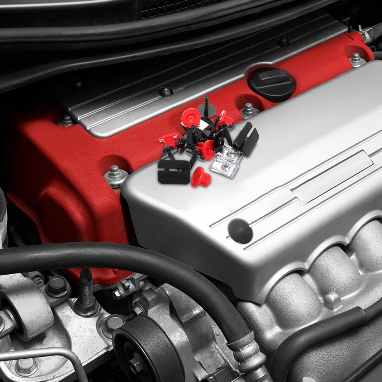 GOOHOCHY Installation Kit Car Engine Underbody Splash Shield Fasteners ...