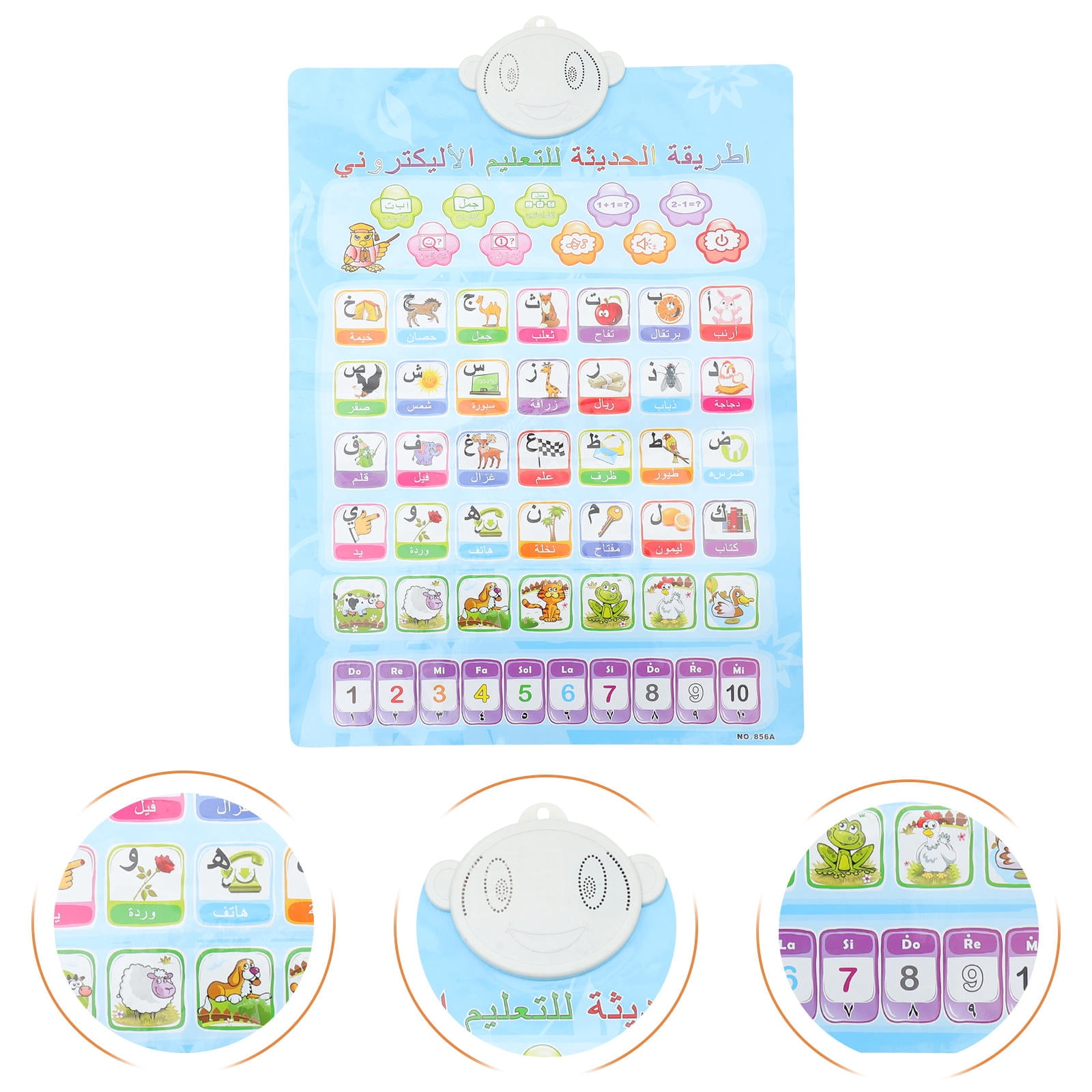 GOOHOCHY Interactive Alphabet Wall Chart for Kids Playing Made of PVC ...