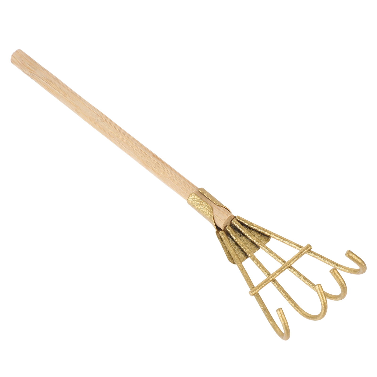 HONMEET DIY Miniature Rake Home Use Craft Projects Decorative Prop Wood ...