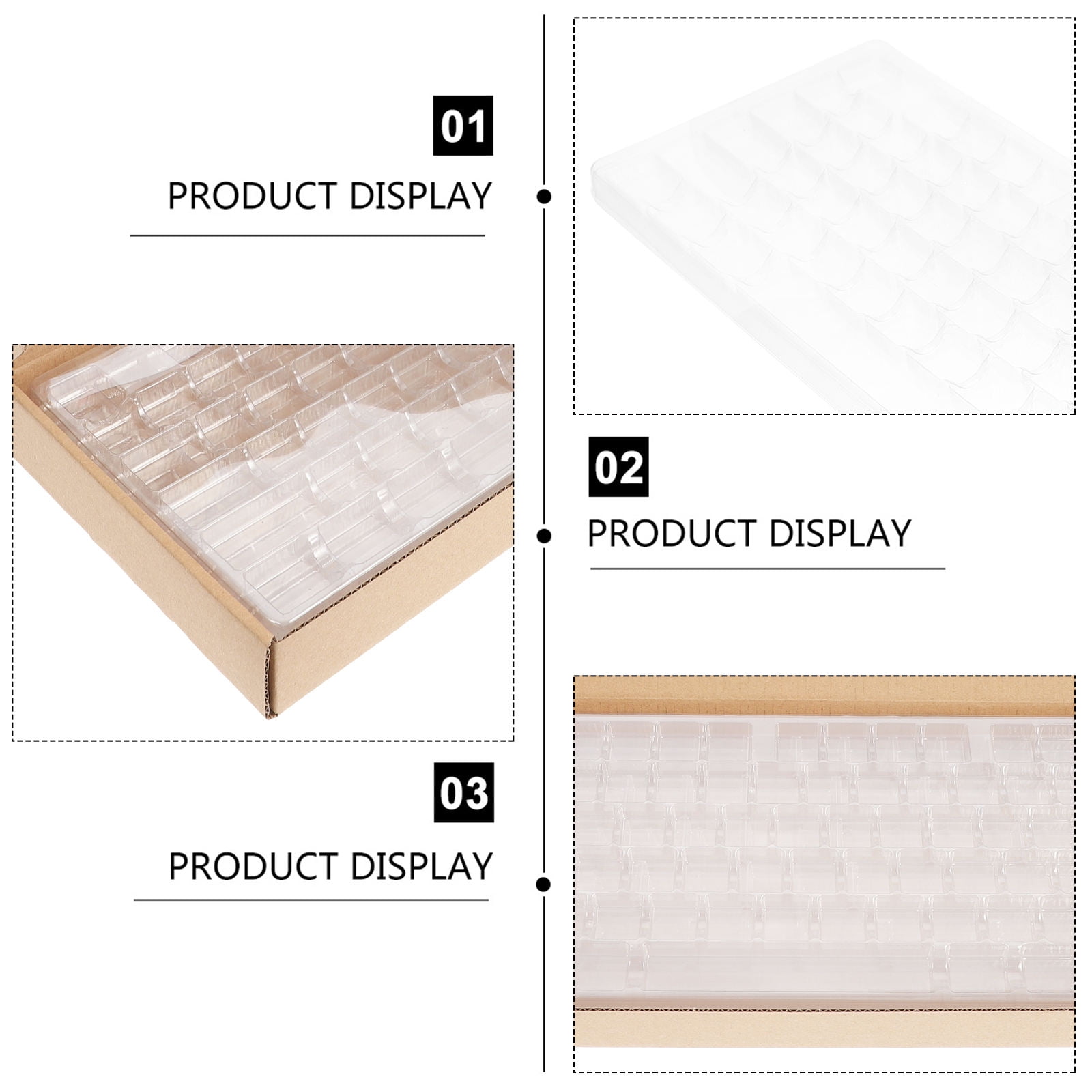 GOOHOCHY Keycap Organizer Box 1Set Rectangular Shape Portable Storage ...