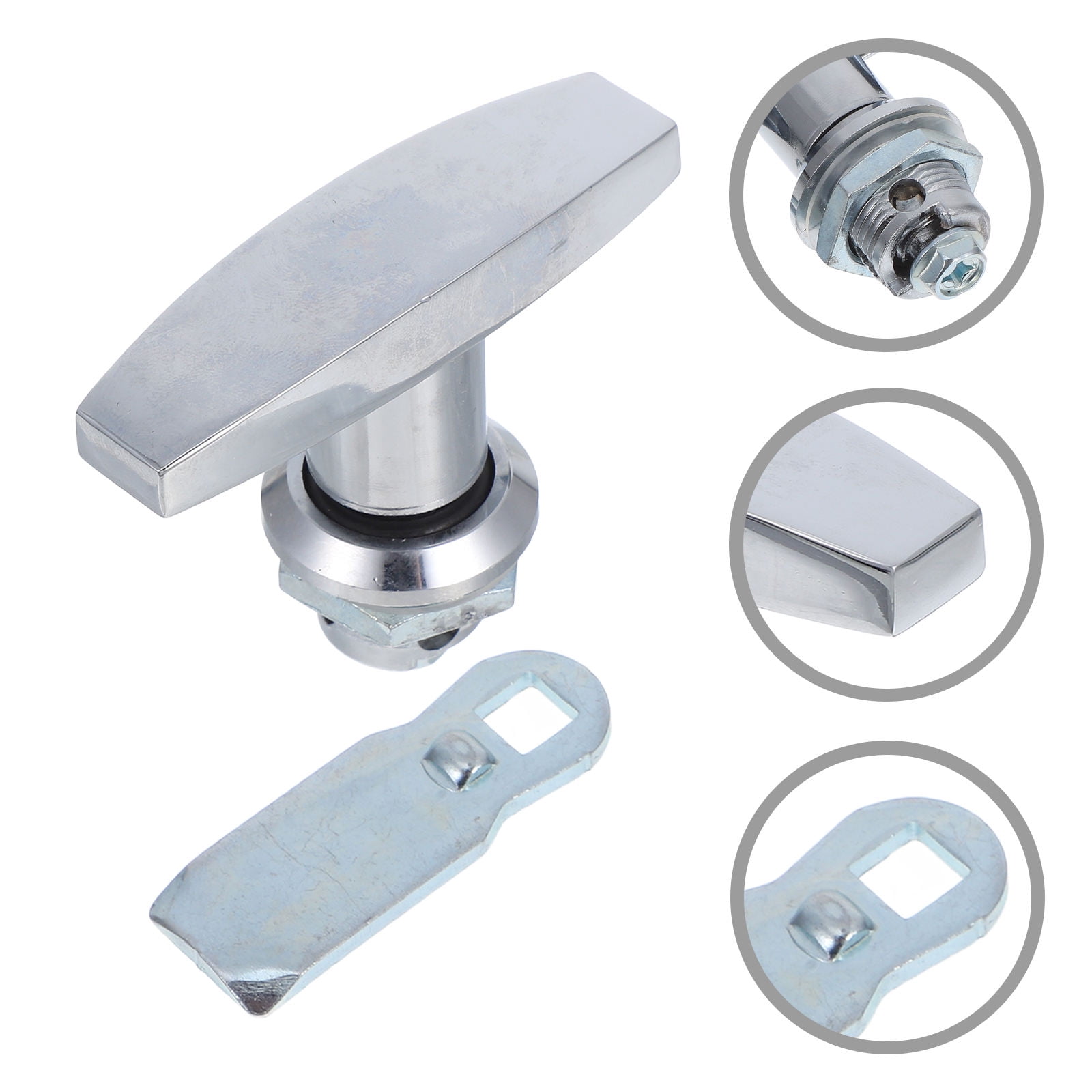 GOOHOCHY Keyless Cabinet Lock Electrical Panel Door Latches Thumb Cam ...