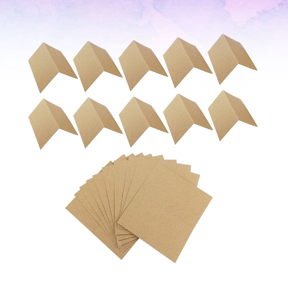 GETAJGHSD Kraft Paper Blank Cards Khaki Kraft Paper 100Pcs For Wedding ...