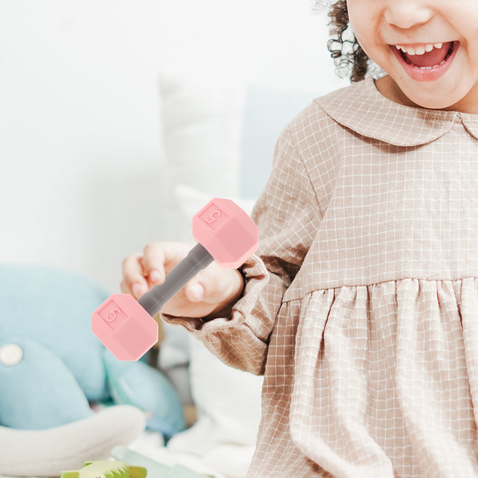 GOOHOCHY Kids Dumbbells Adjustable Silicone Dumbbells Kids Workout ...