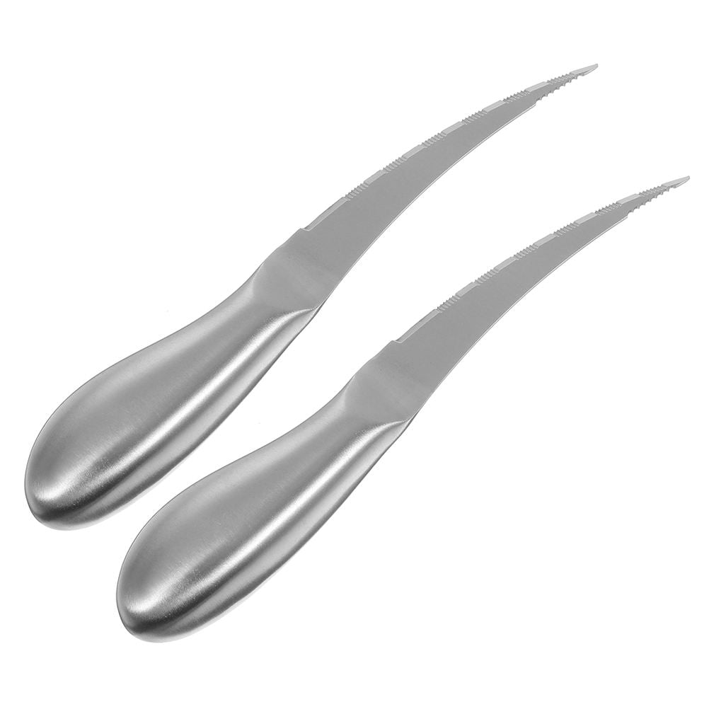 HONMEET 2Pcs Stainless Steel Shrimp Peeling Tools Seafood Preparation ...