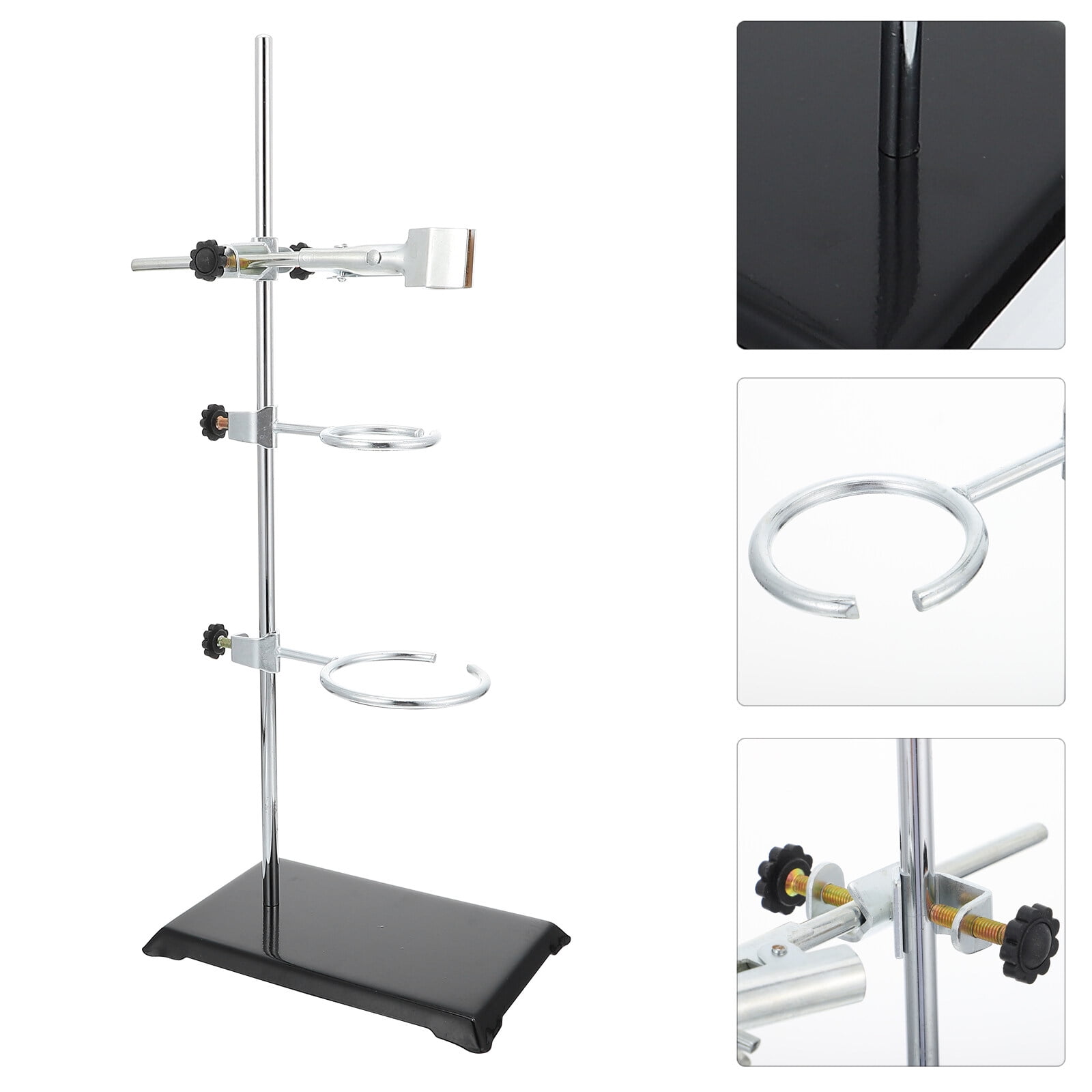 GOOHOCHY Laboratory Iron Stand Equipment Kit Clamp Chemistry Glassware ...