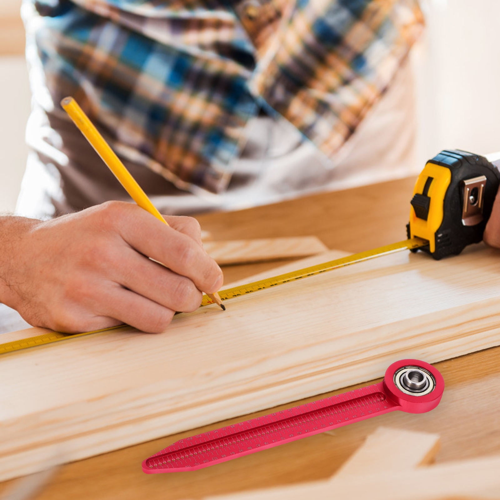 GOOHOCHY Large Compass For Woodworking Aluminum Alloy Circular Drawing ...