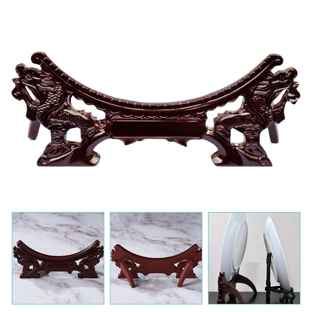 GOOHOCHY Large Decorative Rack Vertical Display Stand Plate Bracket ...