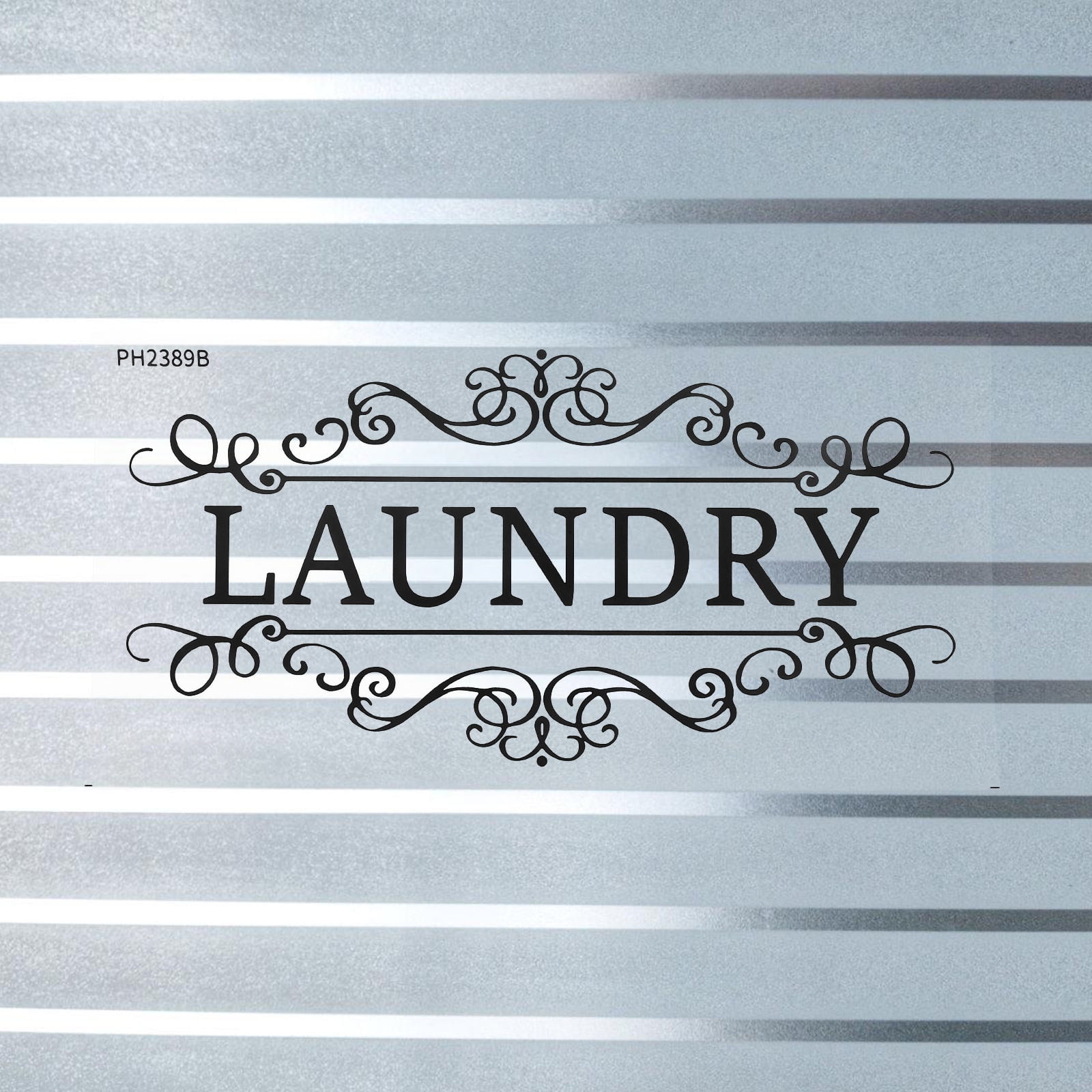 GOOHOCHY Laundry Decal Waterproof Removable Wall Sticker Laundry Room ...