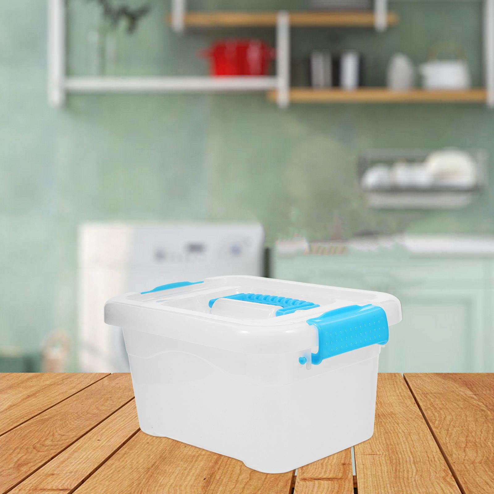 GOOHOCHY Laundry Pod Container Holder Dispenser With Lid Handle Plastic ...