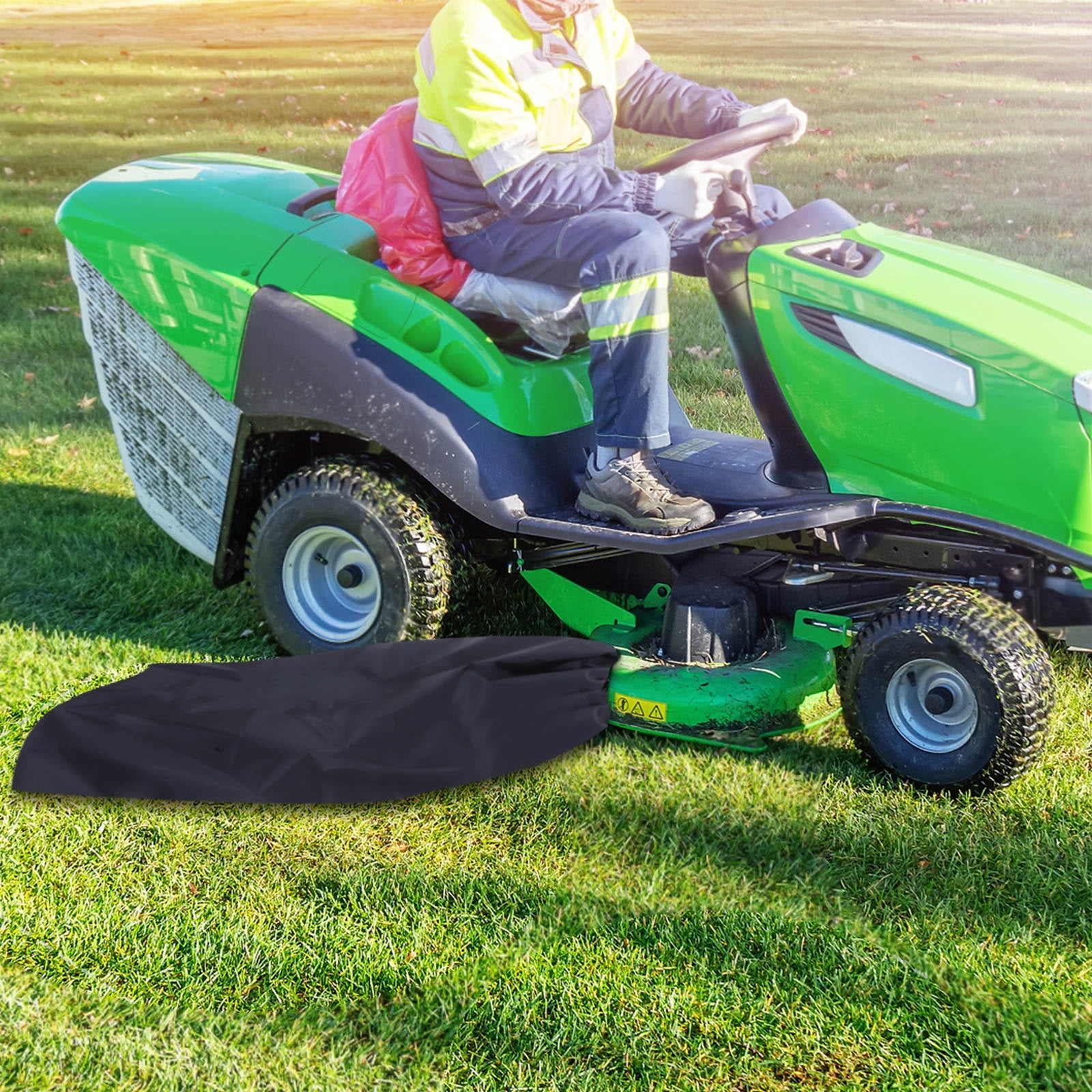 GOOHOCHY Lawn Mower Leaf Bag Heavy-Duty Grass Catcher Bag for Tractor ...