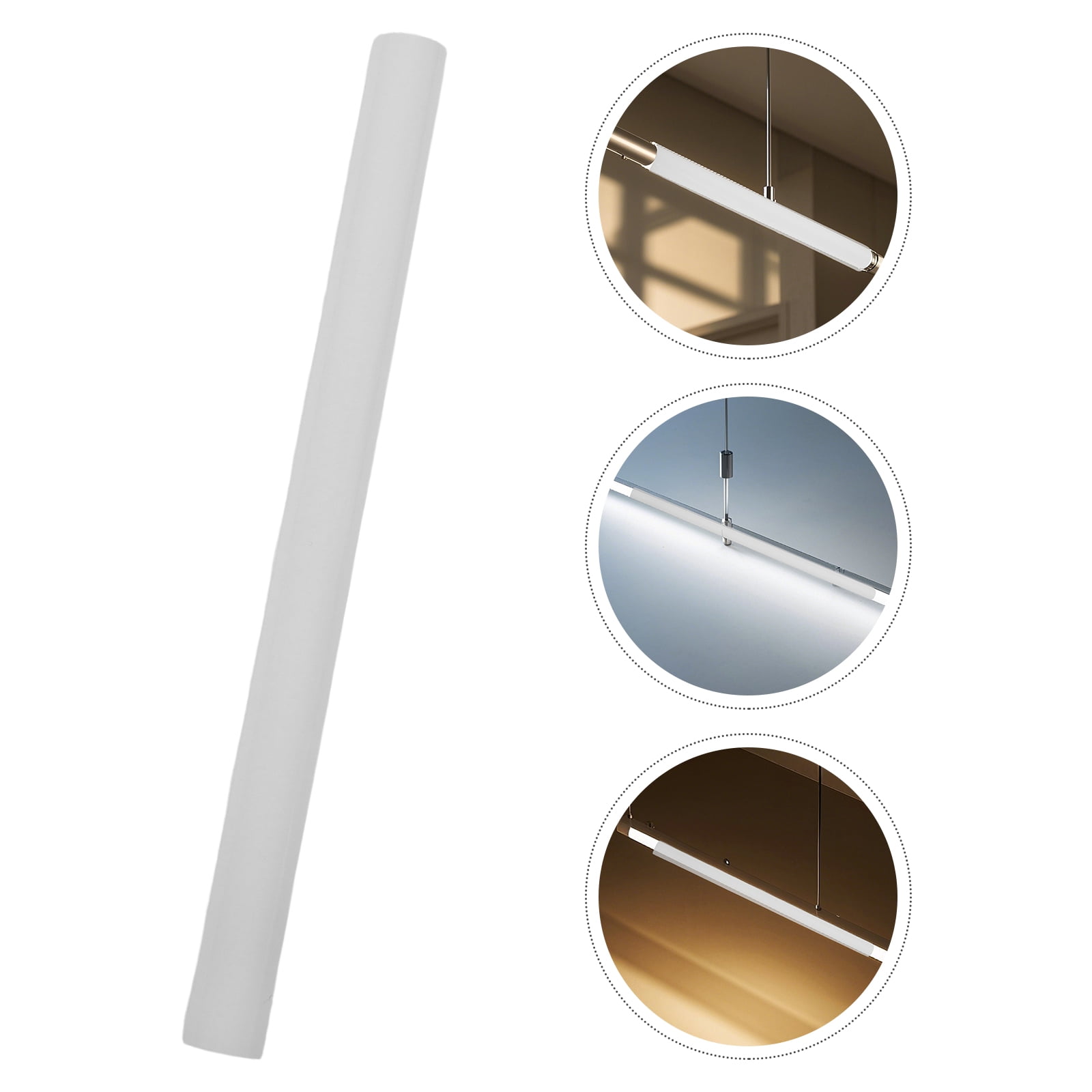 GOOHOCHY Led Diffuser Channel Led Tube Cover Clip-On Pendant Light ...