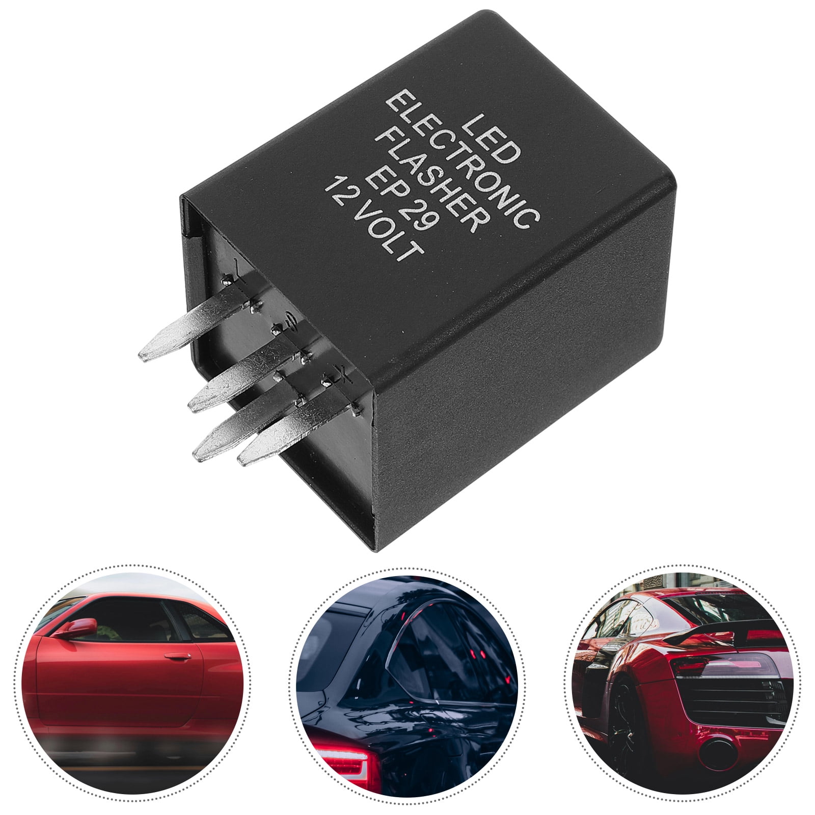 FUTUREORYY Led Flasher Relay 1Pcs 12V Operation For Daily Driving ...