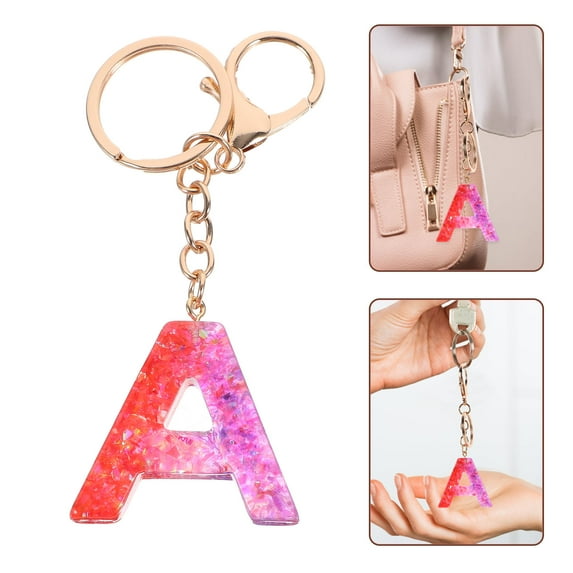 GOOHOCHY Letter Key Chain Letter Key Ring Bag Key Pendant Key Hanging ...