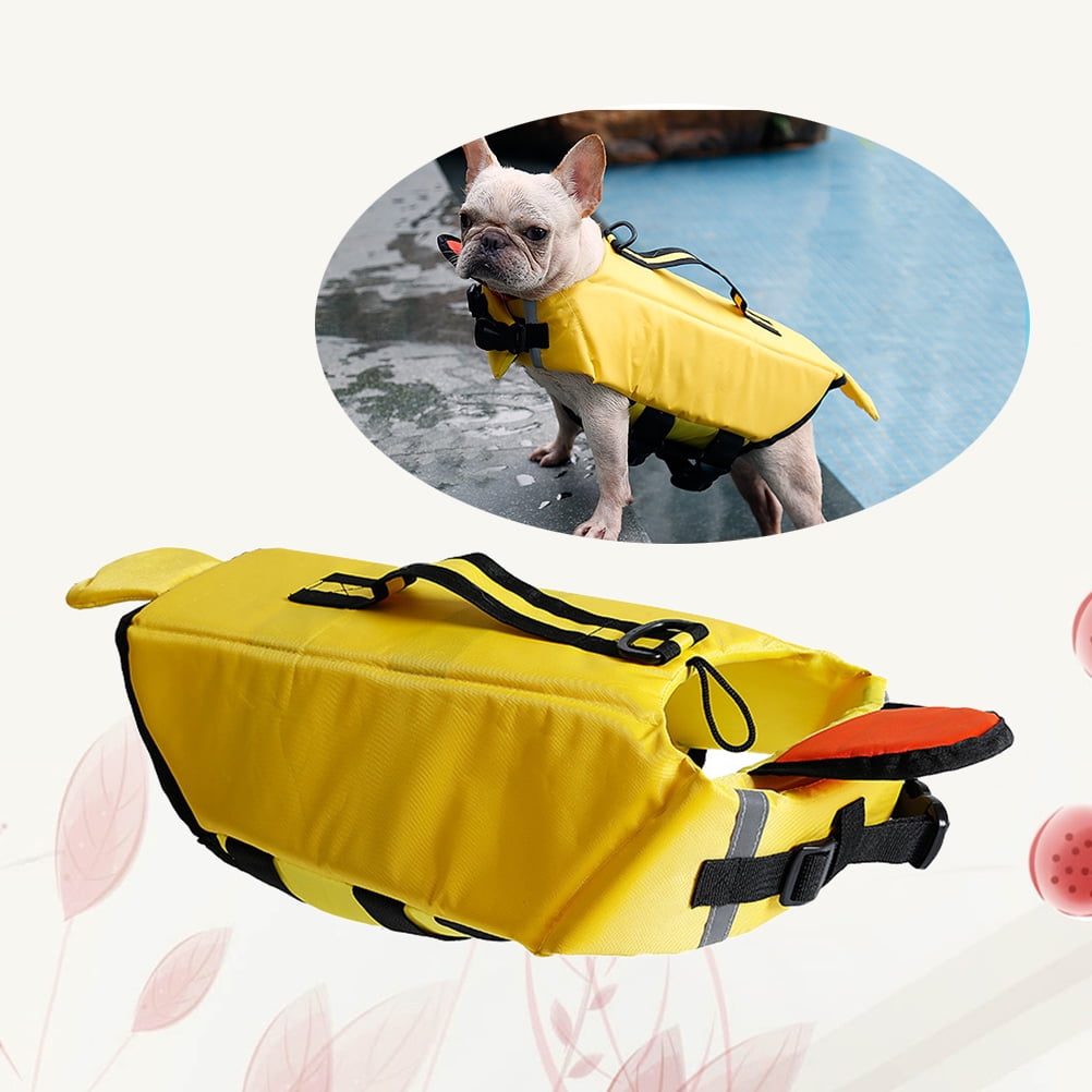 GOOHOCHY Life Jacket Vests Dog Beach Cooling Swim Suit Swimsuits Yellow ...