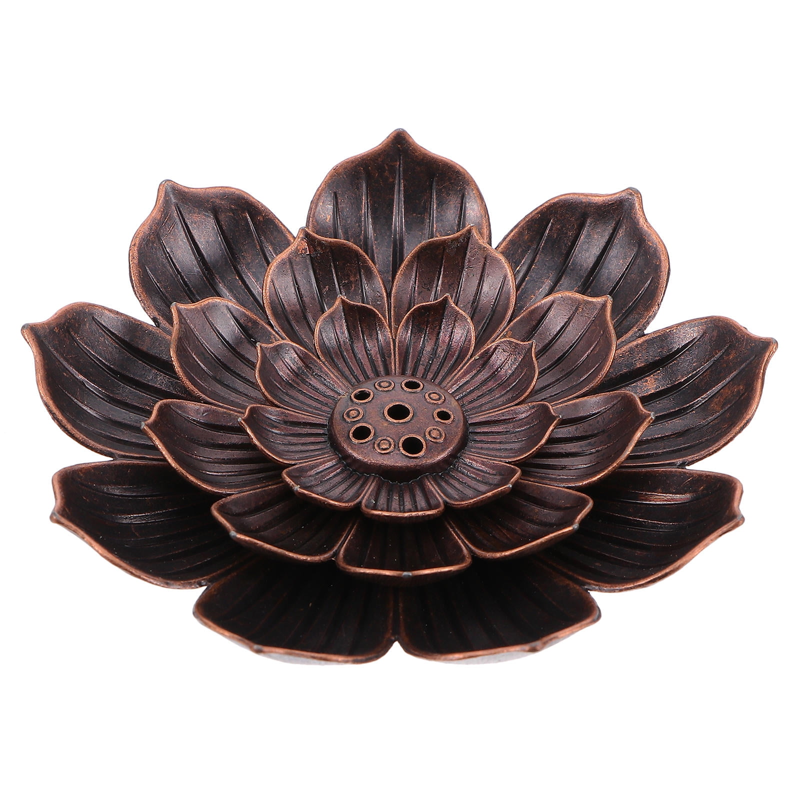 GOOHOCHY Lotus Flower Incense Burner Home Censer Seat for Meditation ...