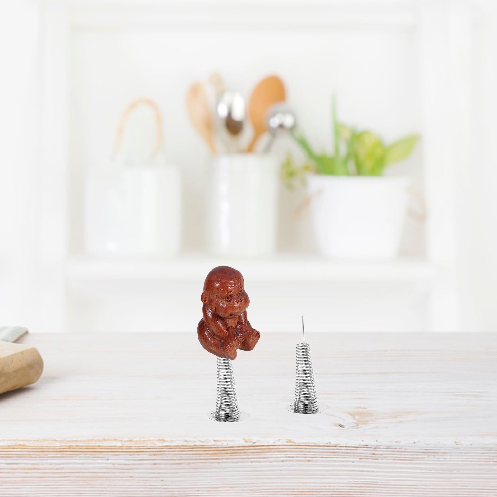 GOOHOCHY MLINS 10pcs DIY Dashboard Toy Metal Spring Bases for Dancing ...