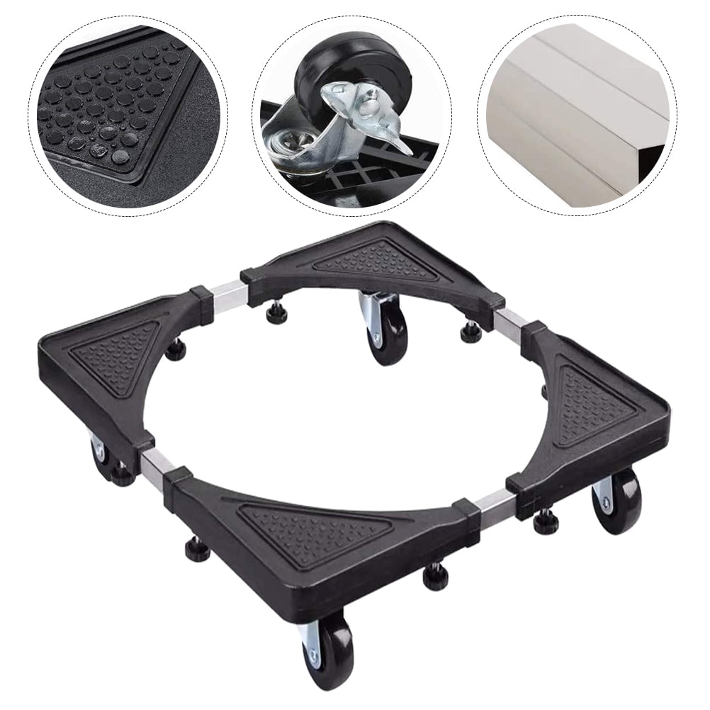 FUEENIRVA Refrigerator Base Stand Movable Stable Standing Plastic 1 Set ...