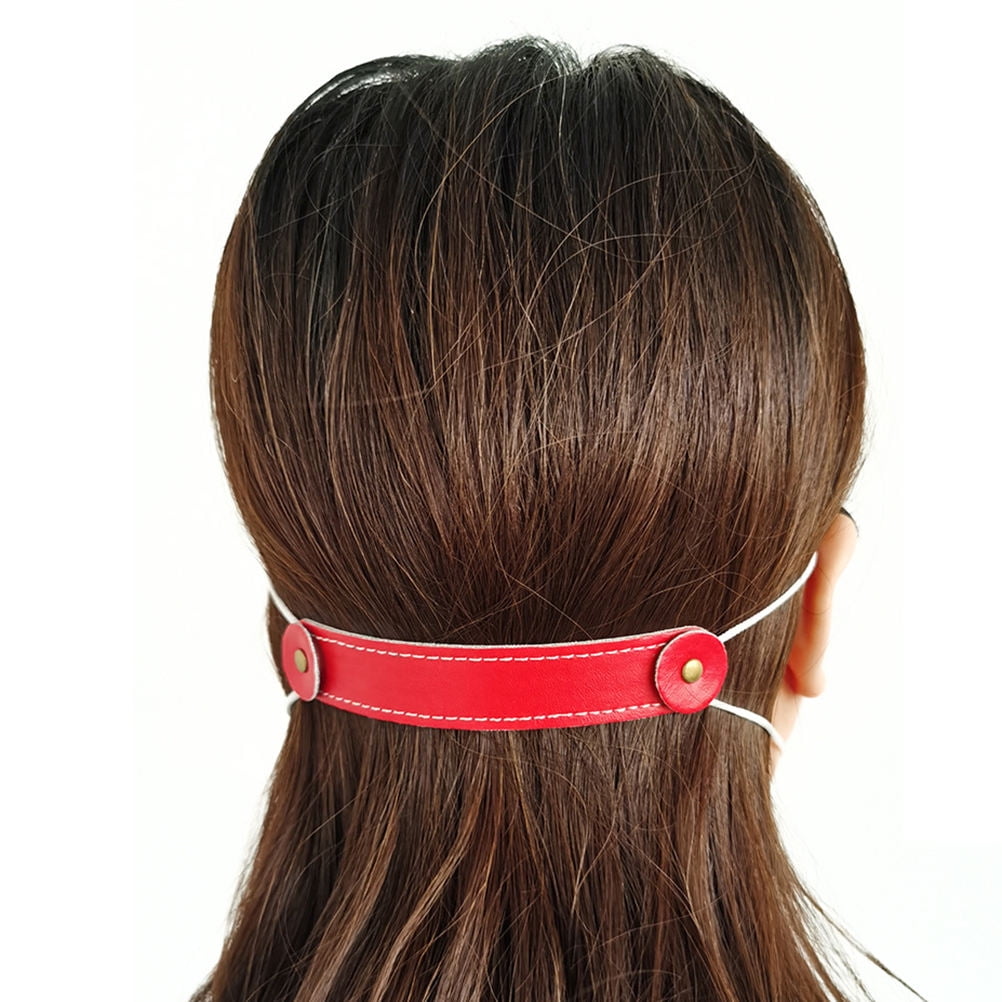 GOOHOCHY Mask Hook Made of PU Leather for Hanging Use Assorted Color ...