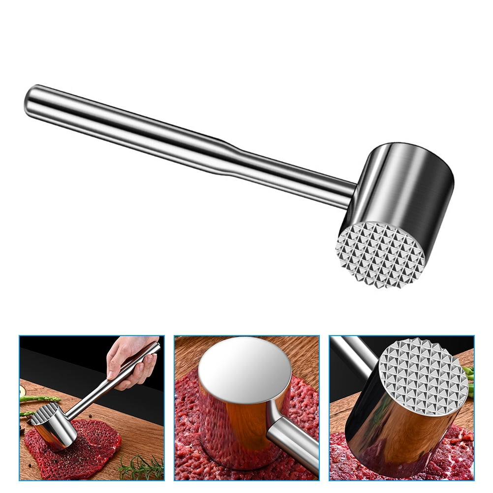 GOOHOCHY Meat Mallet Pounder Cube Steak Maker Tenderizer Commercial ...