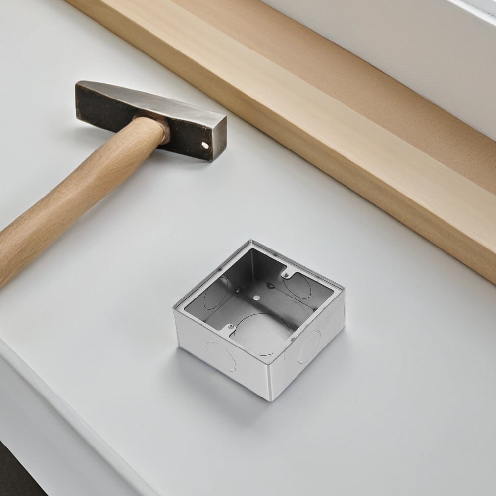 GOOHOCHY Metal Electrical Box Surface Mount Outlet Wall Socket Junction ...