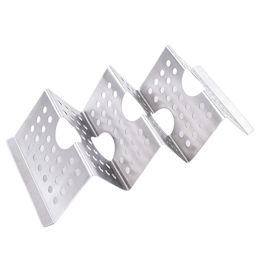 Mobutofu Taco Food Tray Silver 430 Stainless Steel for Family ...