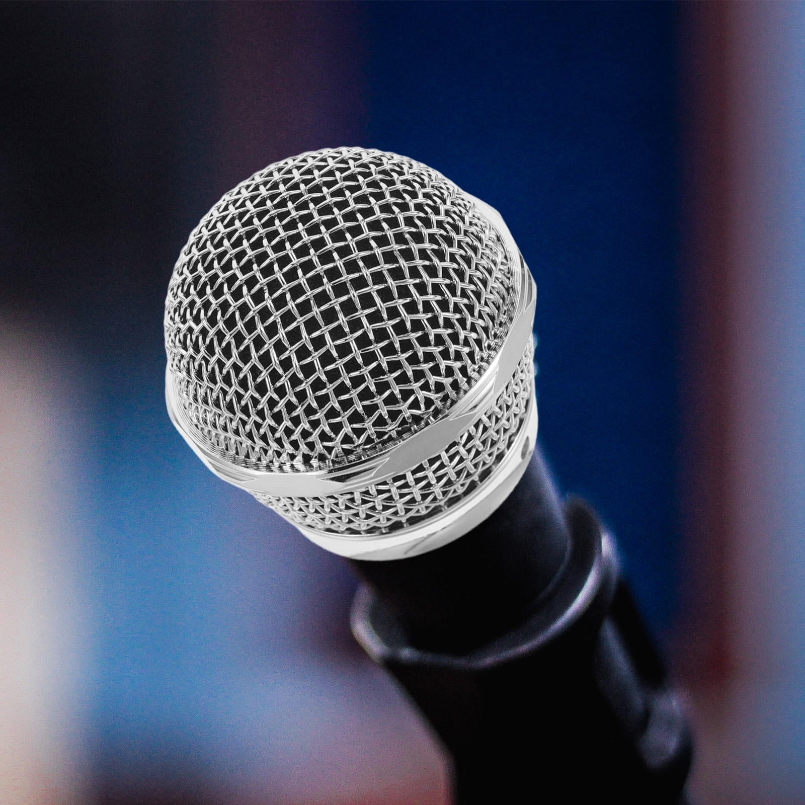 GOOHOCHY Mic Replacement Grille Part Microphone Replacing Mesh Head Mic ...