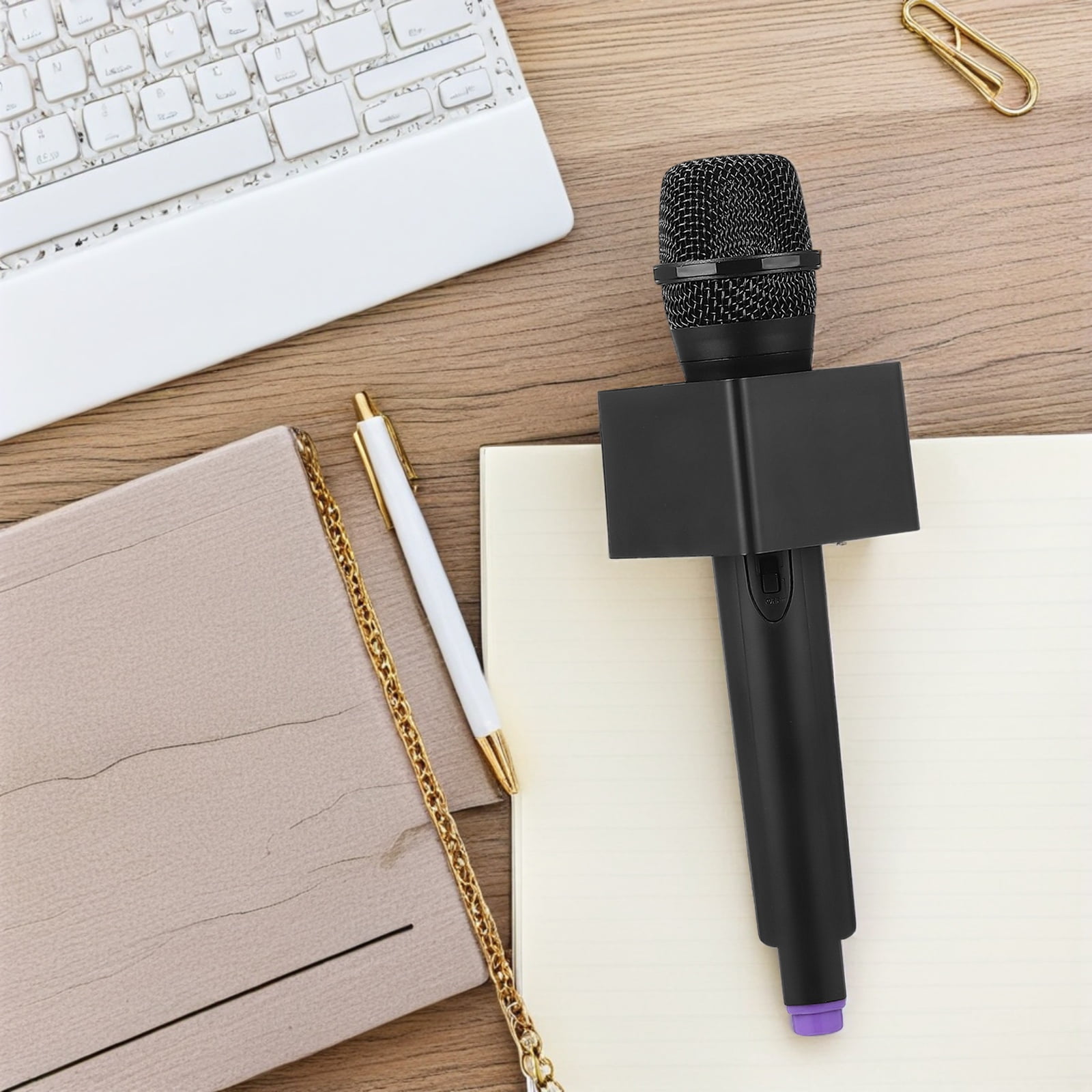 HONMEET School Performance Microphone Toy Black 1 Set 10.6X2.4X0.8in ...