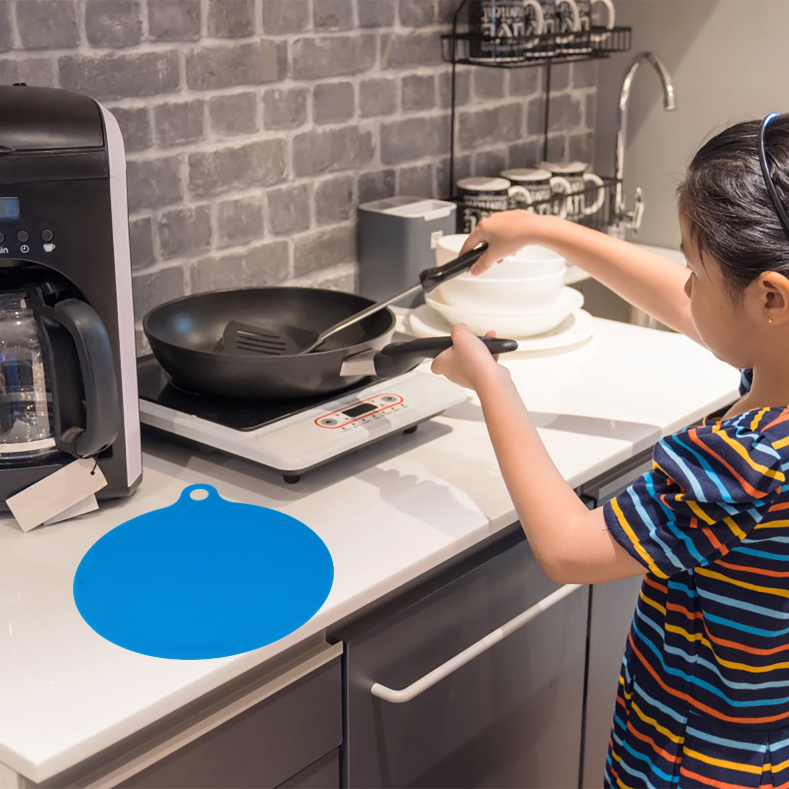 GOOHOCHY Microwave Oven Mat with Heat Insulation and Antislip Design ...