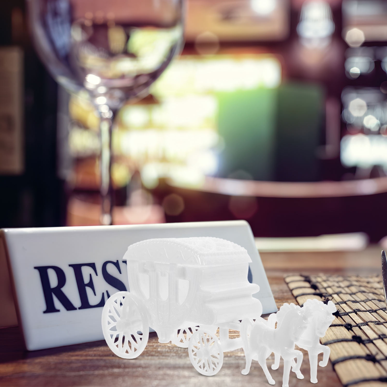 GOOHOCHY Mini Carriage Treat Boxes Candy Box Fairy Princess Carriage ...