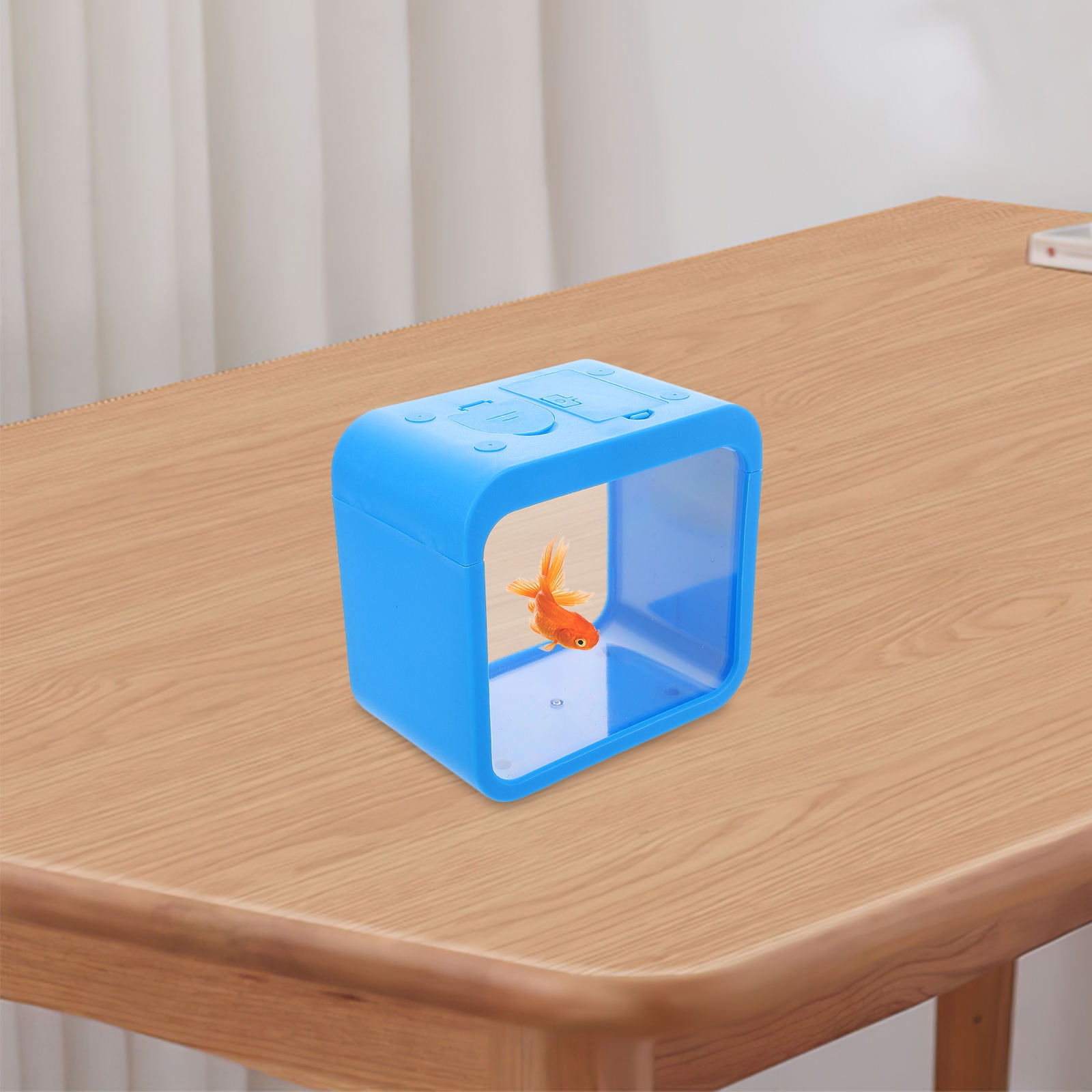 GOOHOCHY Mini Fish Tank with Light Desktop Aquarium for Betta Fish ...